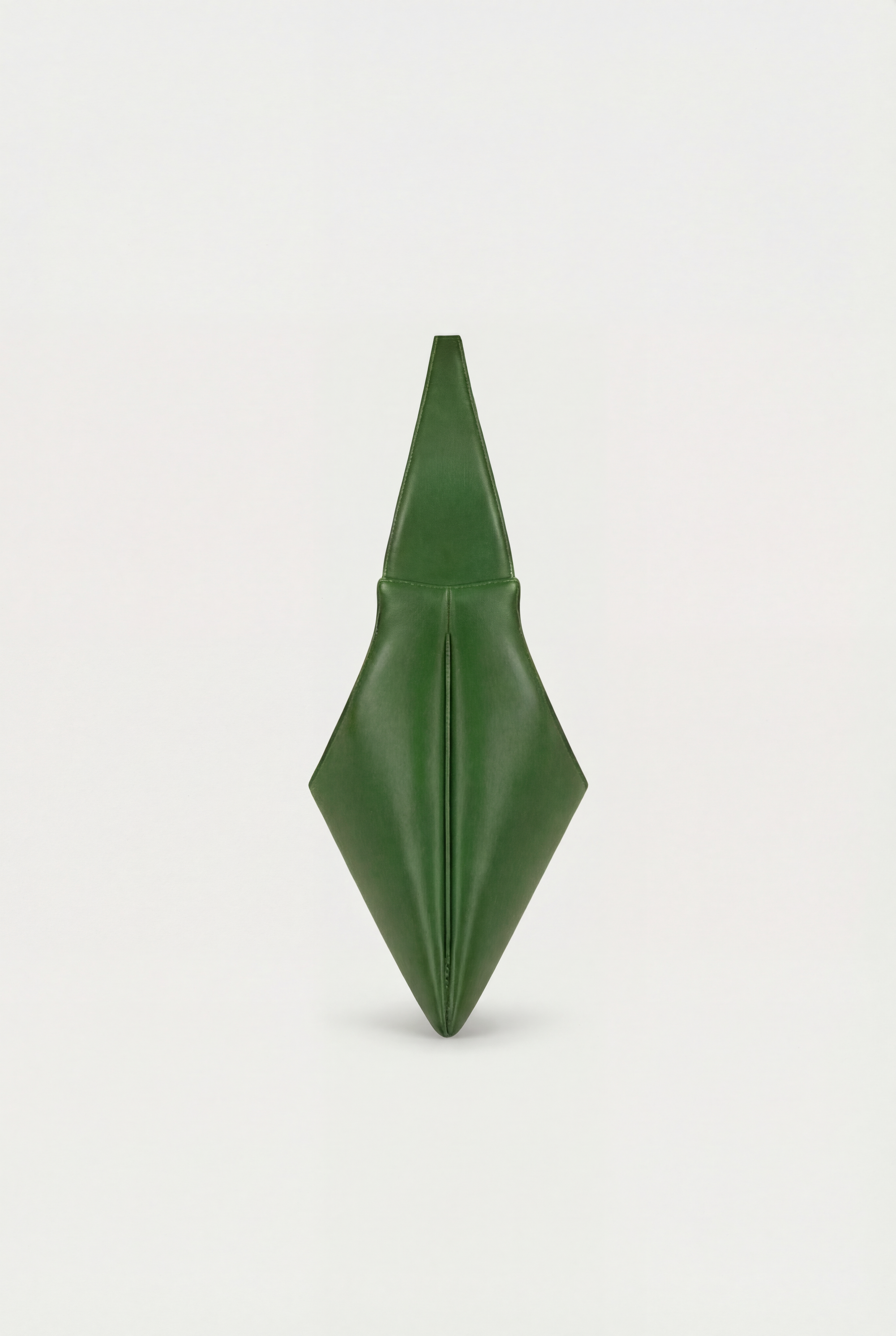 Agave Triangular Tote in Green | Cactus Leather Handbag | Santos by Monica